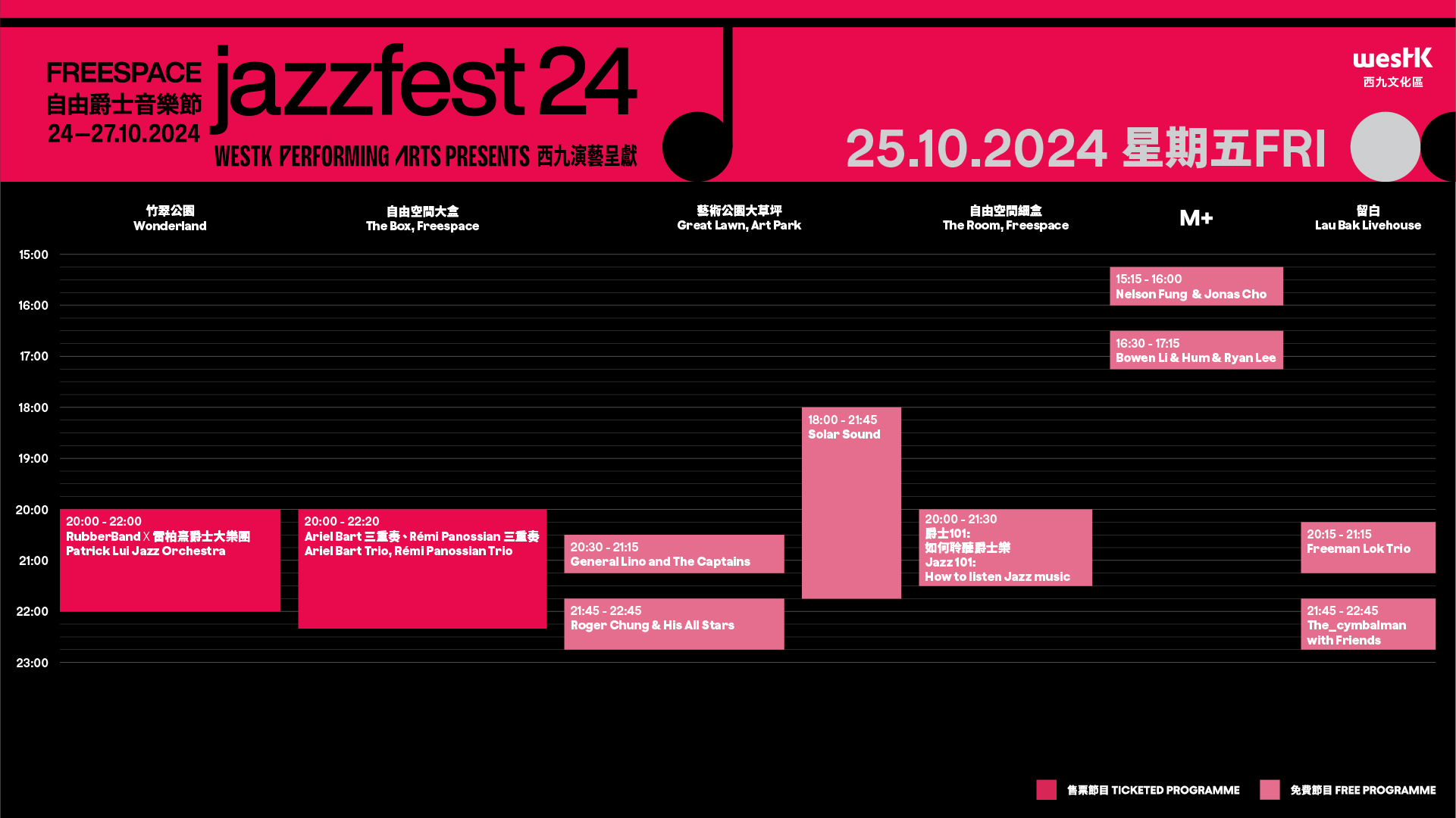 Freespace Jazz Fest｜24–27.10.2024